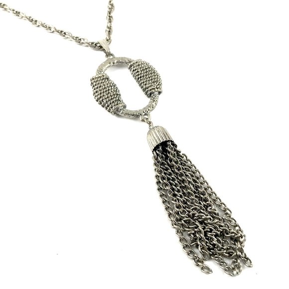 Jewelry | Sarah Cov Silver Chain Pendant Necklace 18 Inches | Poshmark